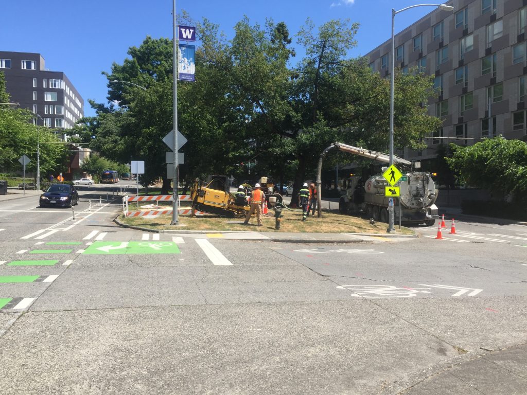 Directional Drilling to Install Traffic Signal Conduits, Seattle's U ...